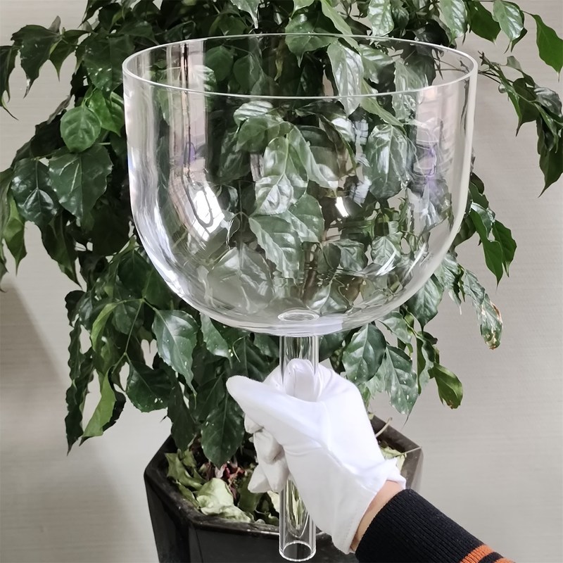 Crystal Clear Hand held Crystal Singing Bowls For Sound Healing and ...