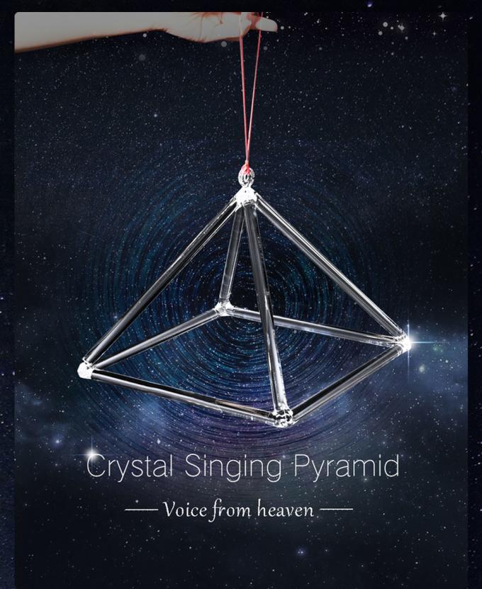 Sound Healing Quartz Pyramid Supplier Clear Crystal Singing Pyramids